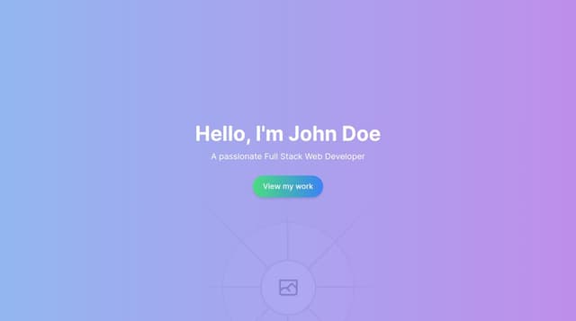 a hero section for a developer portfolio inspired by Apple | A shadcn ...