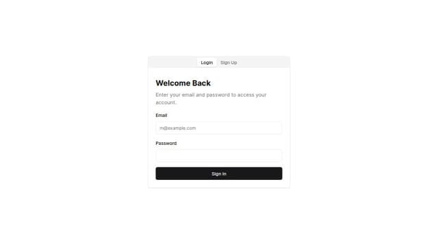 make a login and sign up responsive box | A shadcn/ui and v0 generation ...