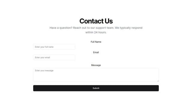 Design a Contact Us page with images slider and dark-blue background ...