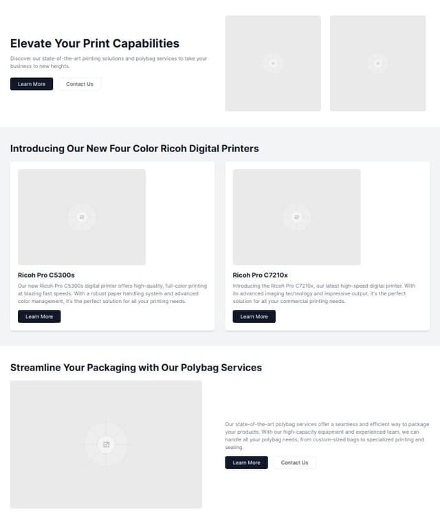 Can you design an Email Blast Campaign focused around print, polybag ...
