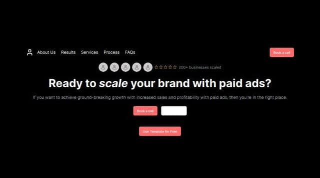 Please replicate this design for my landing page hero section. | A ...