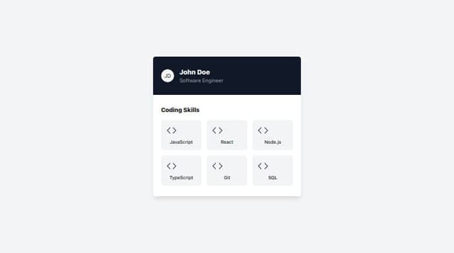 A sleek minimalistic coding profile screen | A shadcn/ui and v0 ...