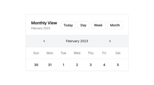 Create a calendar appointment overview for a hair saloon. It should be able to display multiple ...