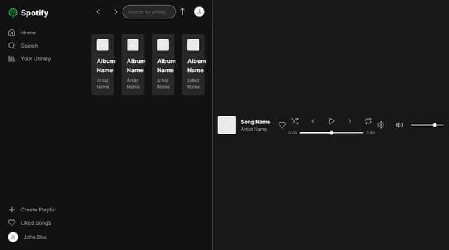 Spotify UI Clone | A shadcn/ui and v0 generation - v0