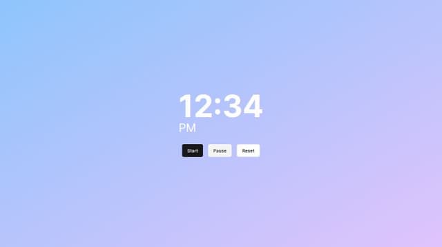 a really cool full screen timer | A shadcn/ui and v0 generation - v0