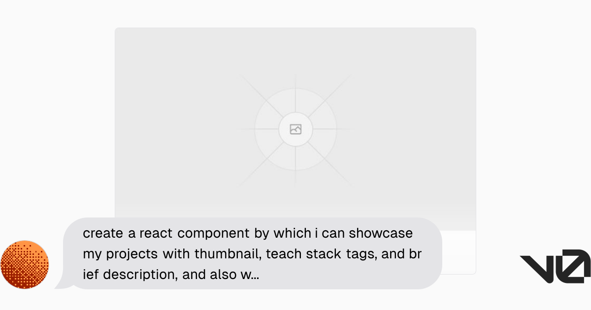 create a react component by which i can showcase my projects with ...