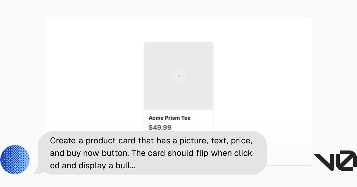 Create a product card that has a picture, text, price, and buy now ...