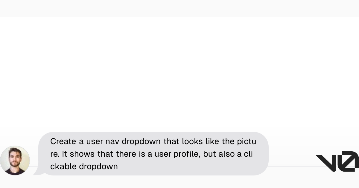 Create a user nav dropdown that looks like the picture. It shows that ...