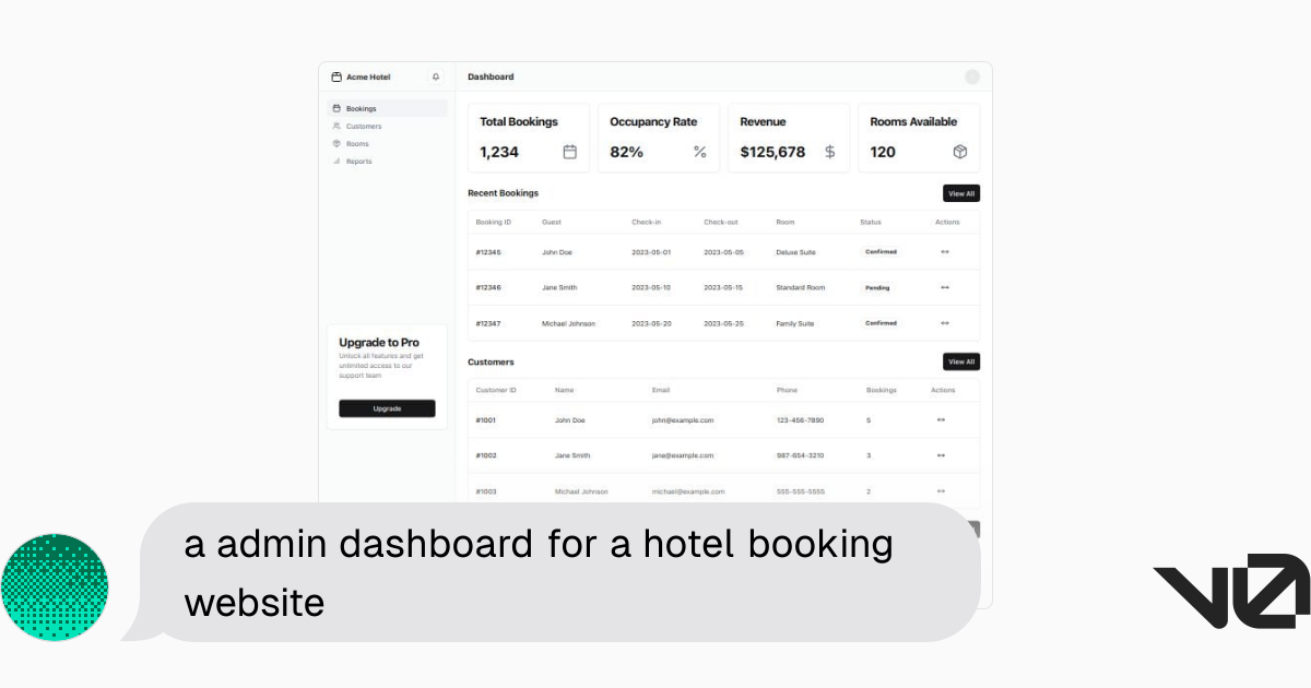 Booking Admin